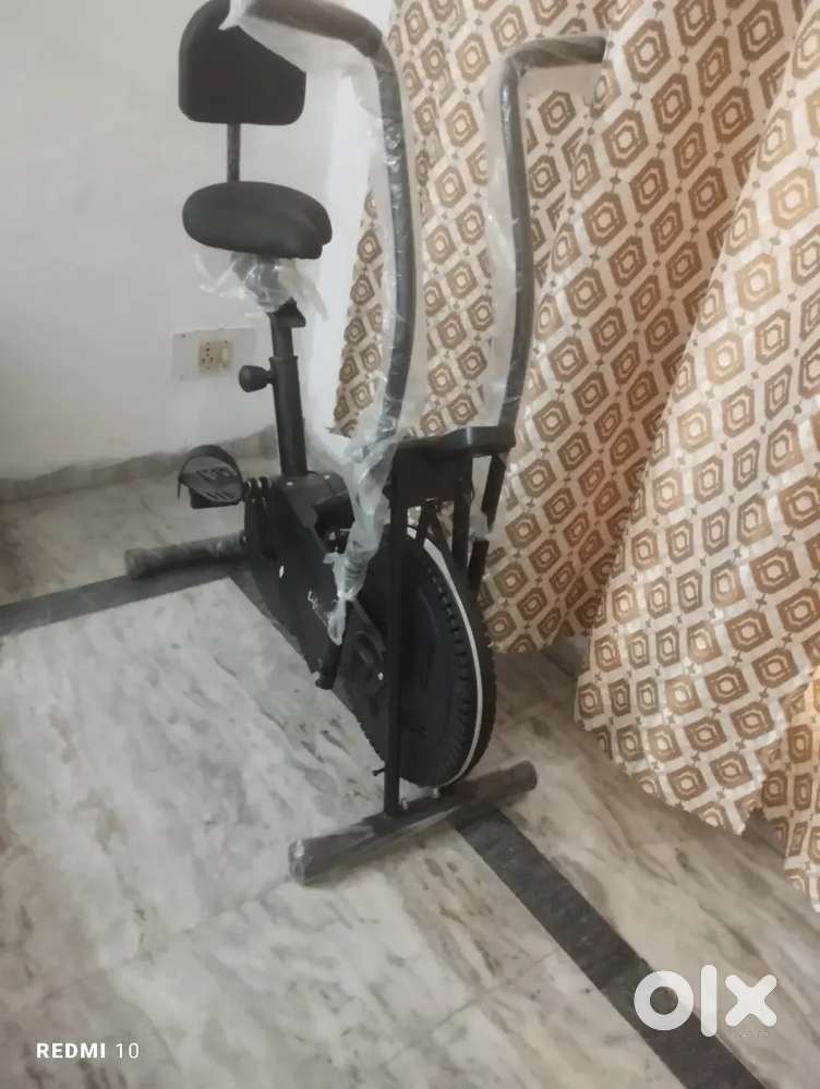 Lifeline, Exercise cycle with back support and movable handles - Gym ...