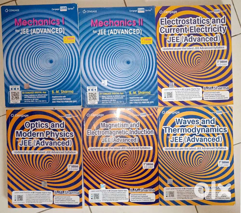 Unused Latest Cengage Physics JEE ADVANCED /MAINS books ( combo of 6 ...