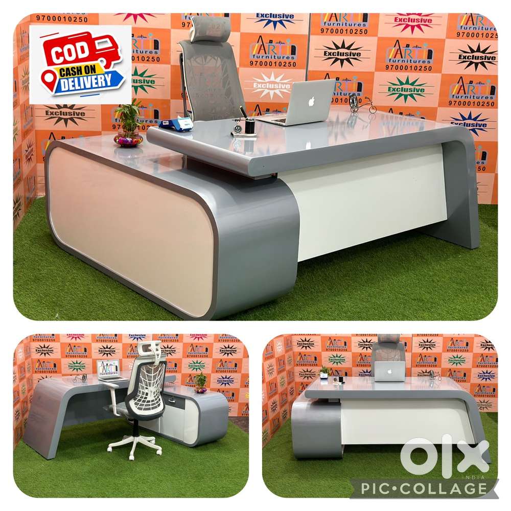 Cash on delivery latest designed md tables boss tables office tables ...
