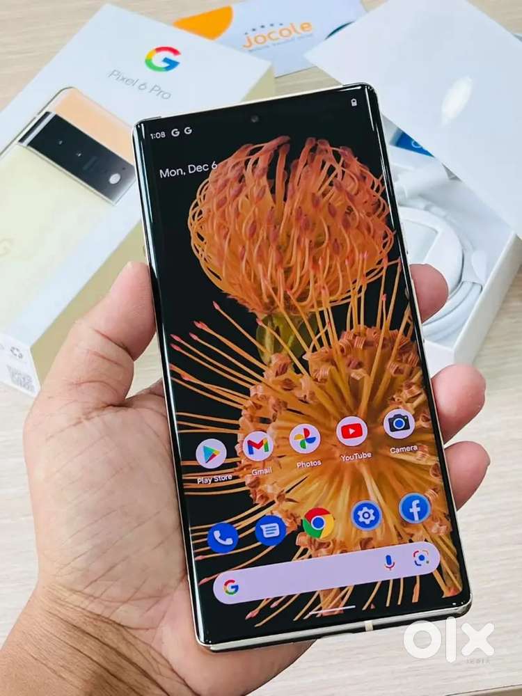 Google pixel 6 pro ( 128gb 12gb ram) 5g open box catogery full kit avl ...
