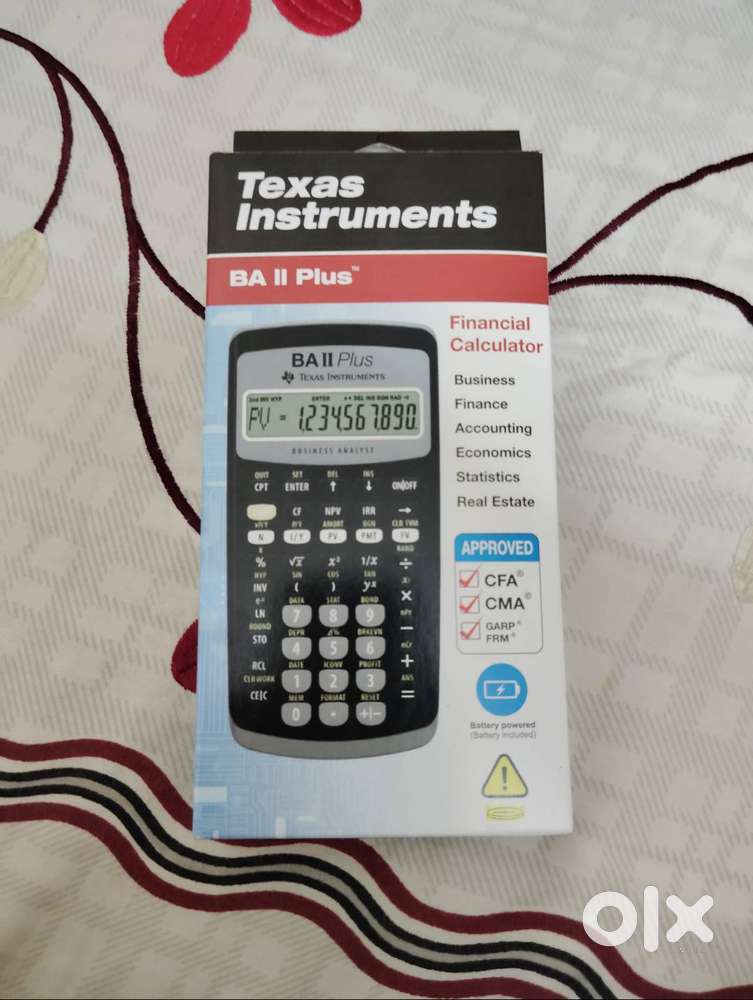 BA 2 Plus Texas Instrument CFA calculator for sale - Other Hobbies ...