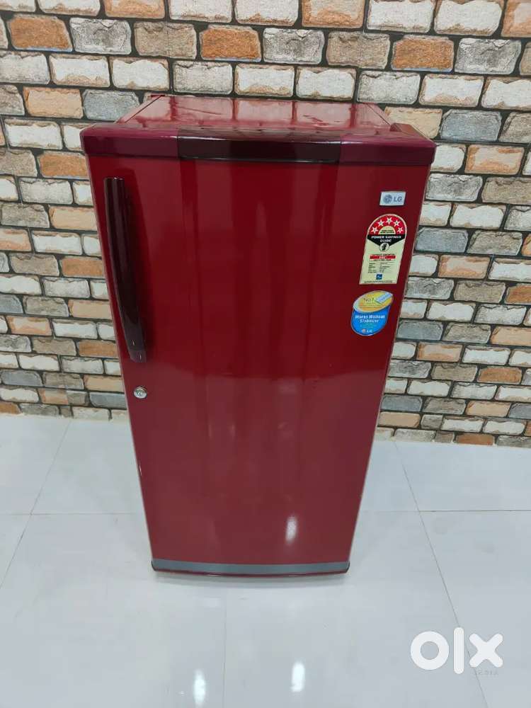 LG 5 star rating Red single door 190 liter refrigerator free shipping ...
