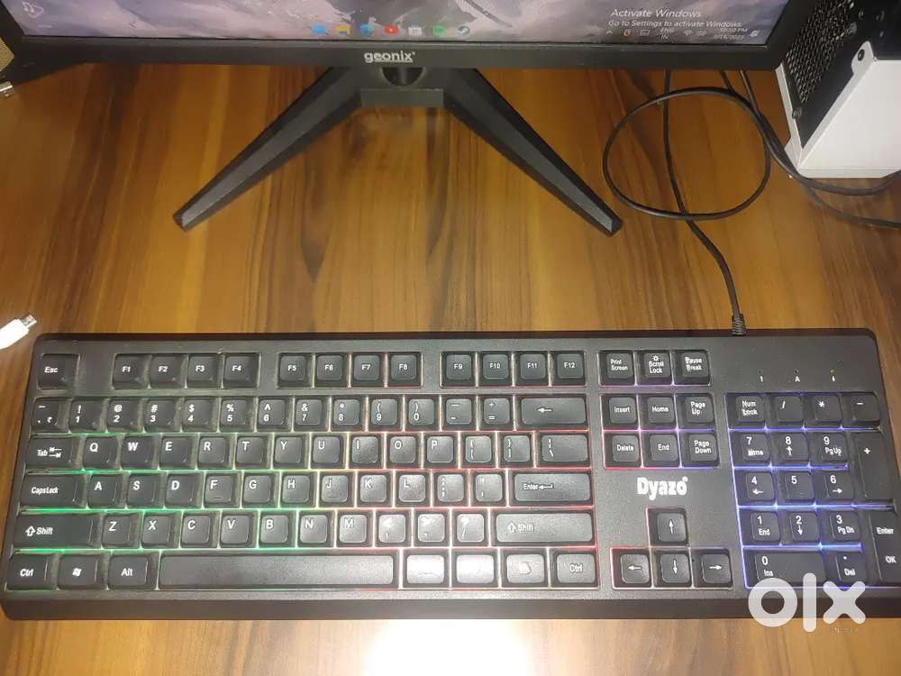 Rbg keyboard mouse + normal keyboard mouse + hard disk 500gb + 2gb ram ...