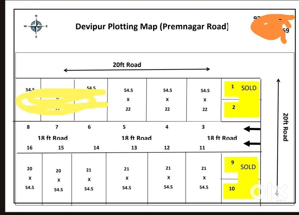 Plots for sale at devipur Premnagar road - Lands & Plots - 1805555469