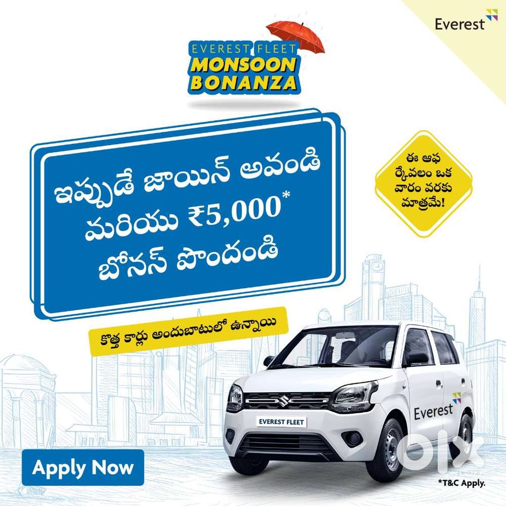 Join Everest Fleet special New Joining offer - Driver - 1811144736