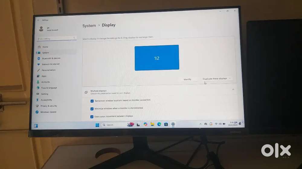 J Laptop Computer Monitor tft lcd ips curved - Computers & Laptops ...