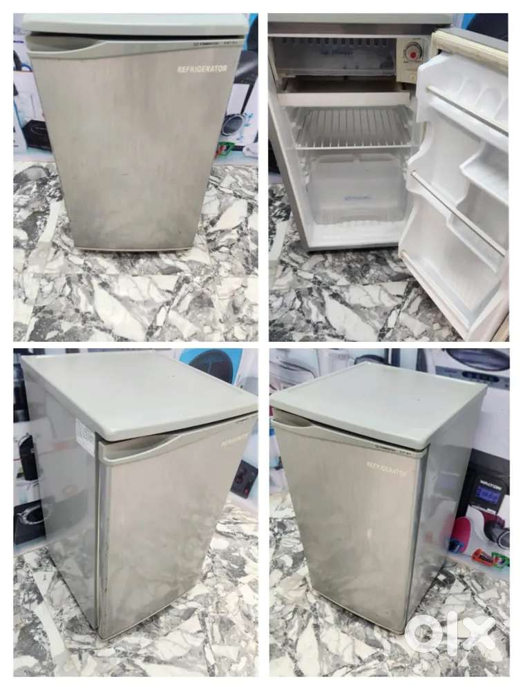 Id61£a} Videocon single door mini fridge 100ltrs grey color ...
