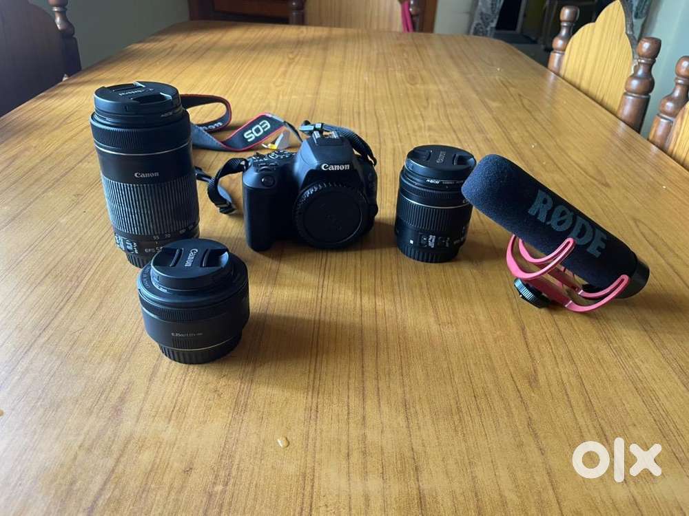 Canon EoS 200D with 3 lens - Cameras & Lenses - 1796747785
