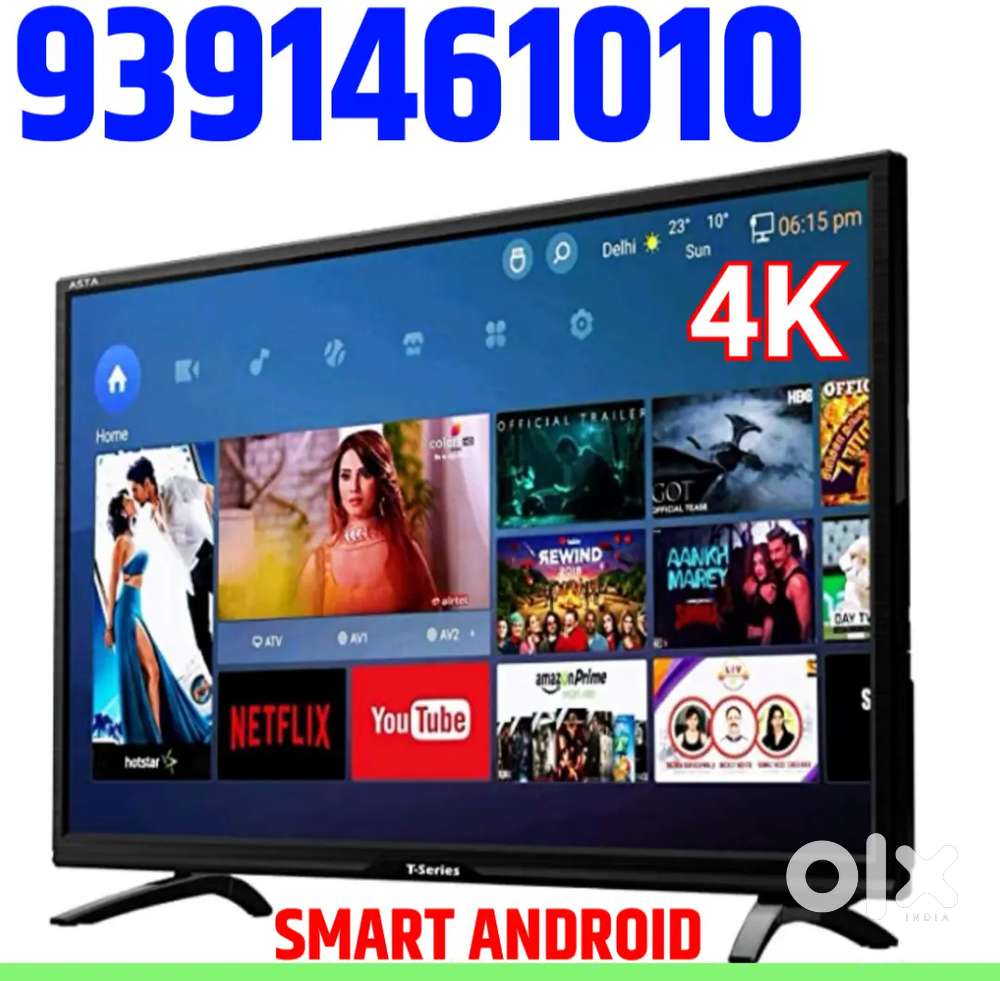 NEW 43 INCH SMART ANDROID TV 1GB RAM 8GB ROM WI-FI CONECT SEAL PACK ...
