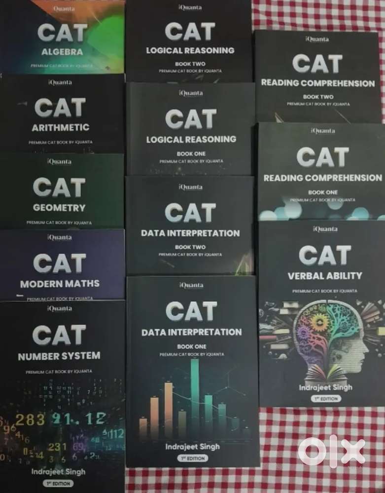 IQuanta CAT MBA Entrance Exam Books Set of 12Books! - Books - 1800601064