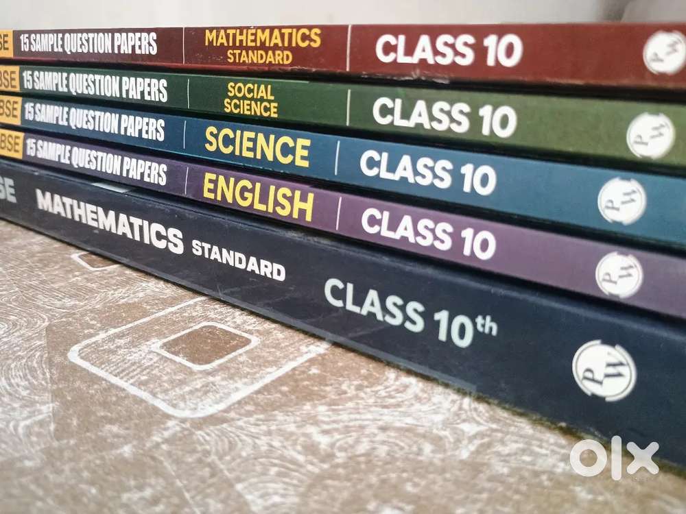 PW class 10 sample paper and PW maths book (by babua sir). - Books ...