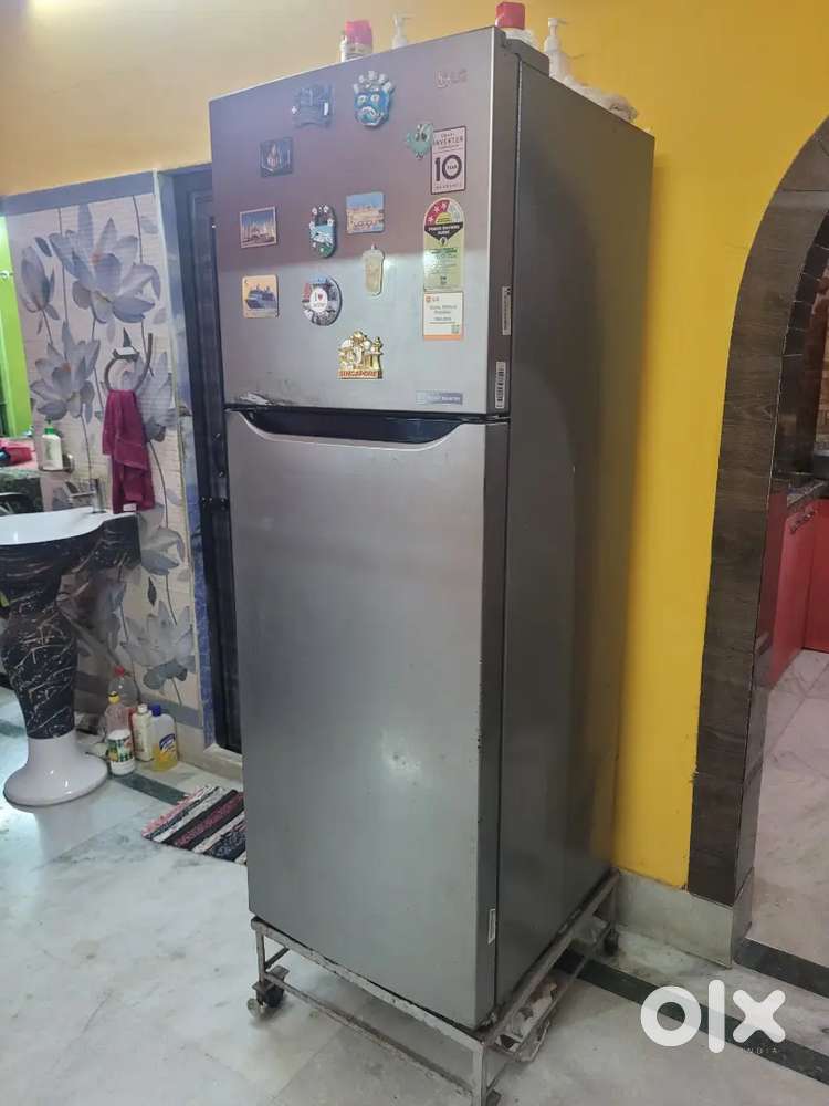 LG 255L INVERTER TECHNOLOGY 3 yrs old with Fridge stand - Fridges - 1824506928