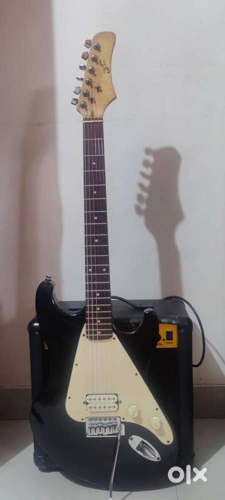 Acoustic & Electric Guitars + Marshall 15W Amp – Great Combo - Musical ...